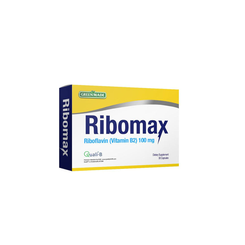 Ribomax (Riboflavin) (Vitamin B2) 100mg | Skin Society